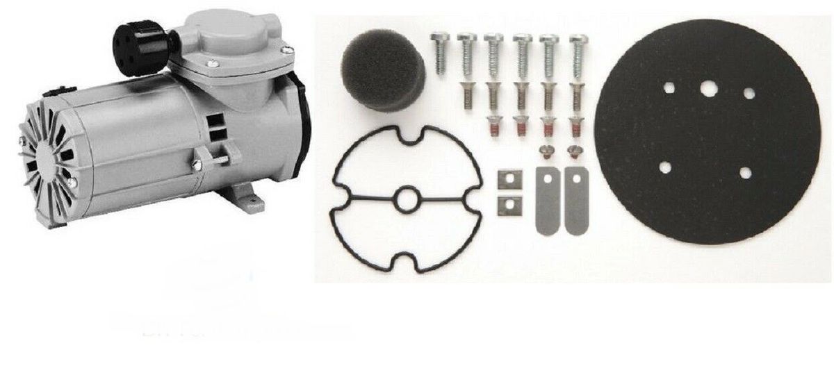 NEW THOMAS Compressor Rebuild Service Kit For 2FKW6,107CDC20,107CAB18, SK107B. ElectroCom ...